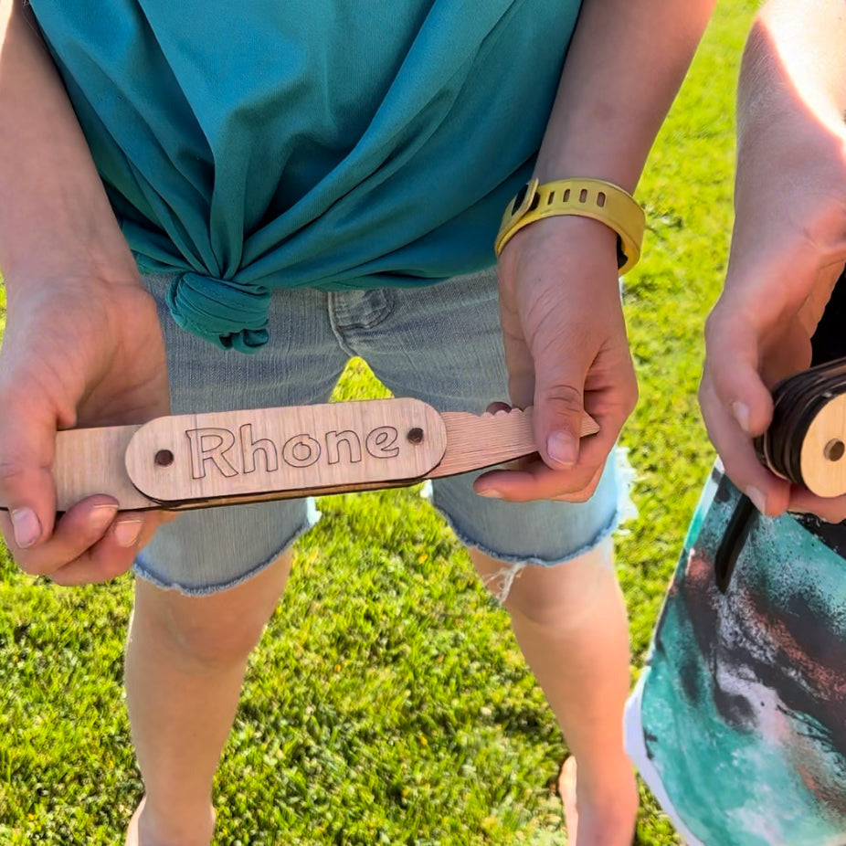 Wooden Toy Pocket Knife for Kids | Personalized Optional Child Toy – A ...