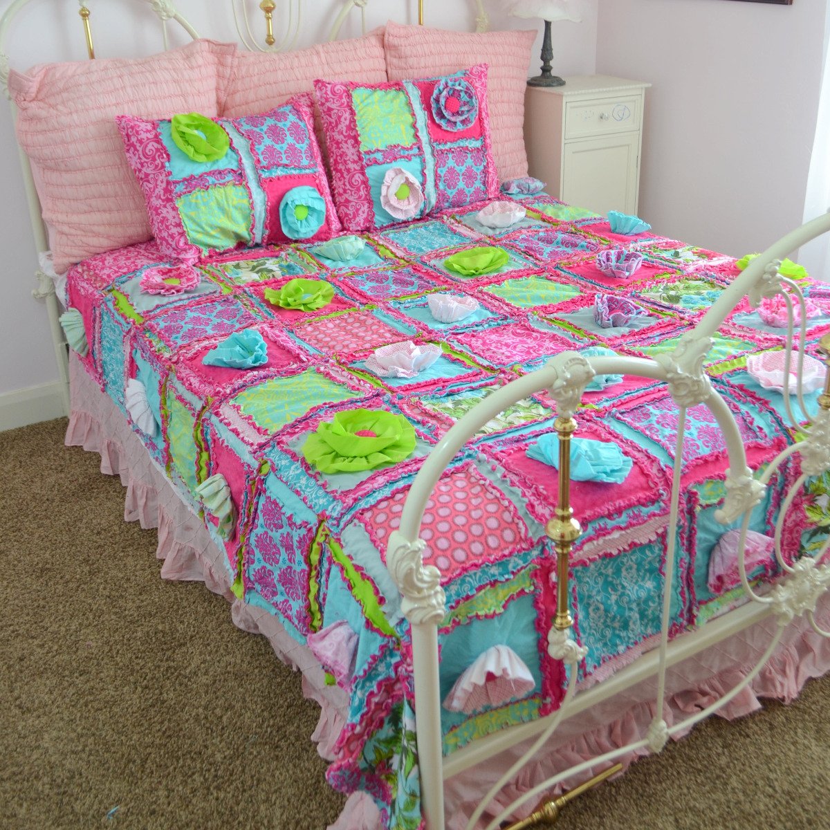 Pink Girl Rag Quilt for Sale – A Vision to Remember