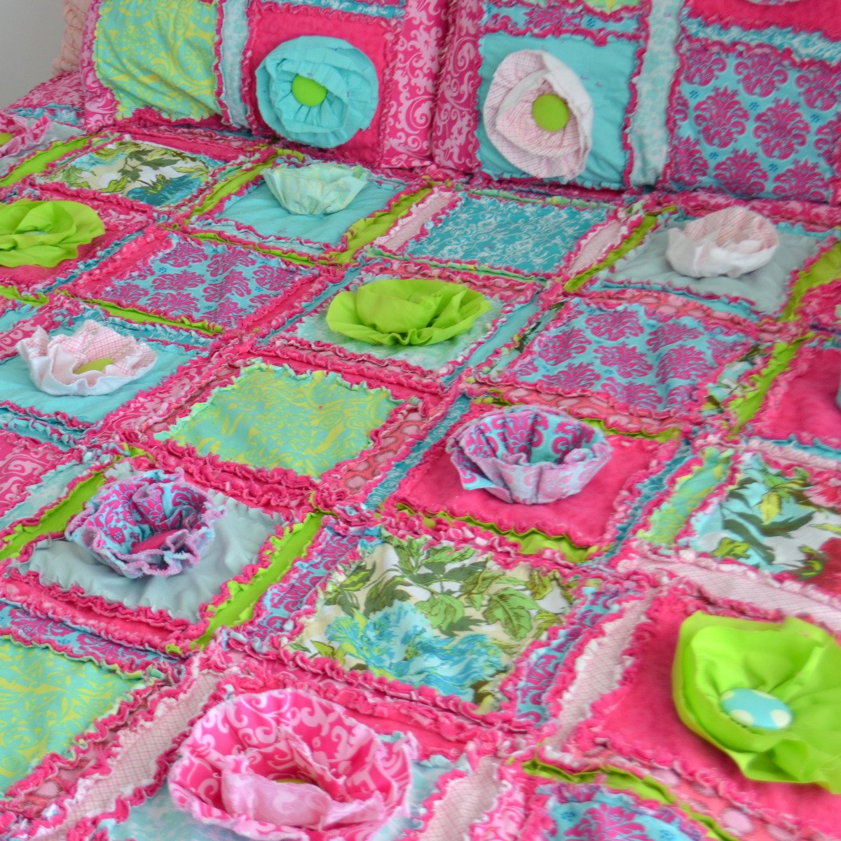 Pink Girl Rag Quilt for Sale – A Vision to Remember