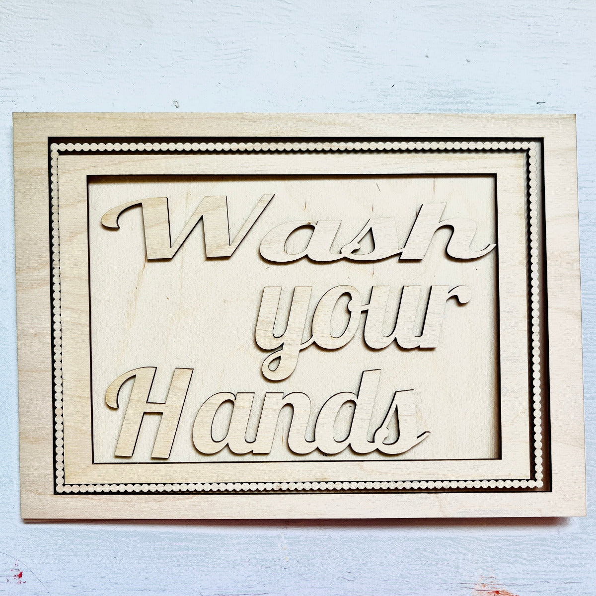 Bathroom Sign Craft Kit – A Vision to Remember
