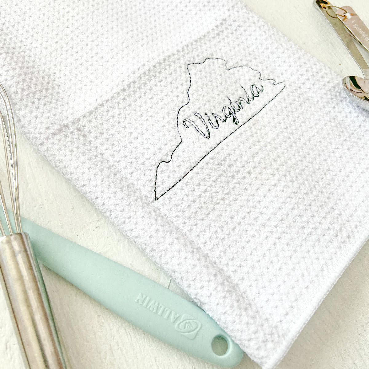 Embroidered State Kitchen Towel – A Vision to Remember